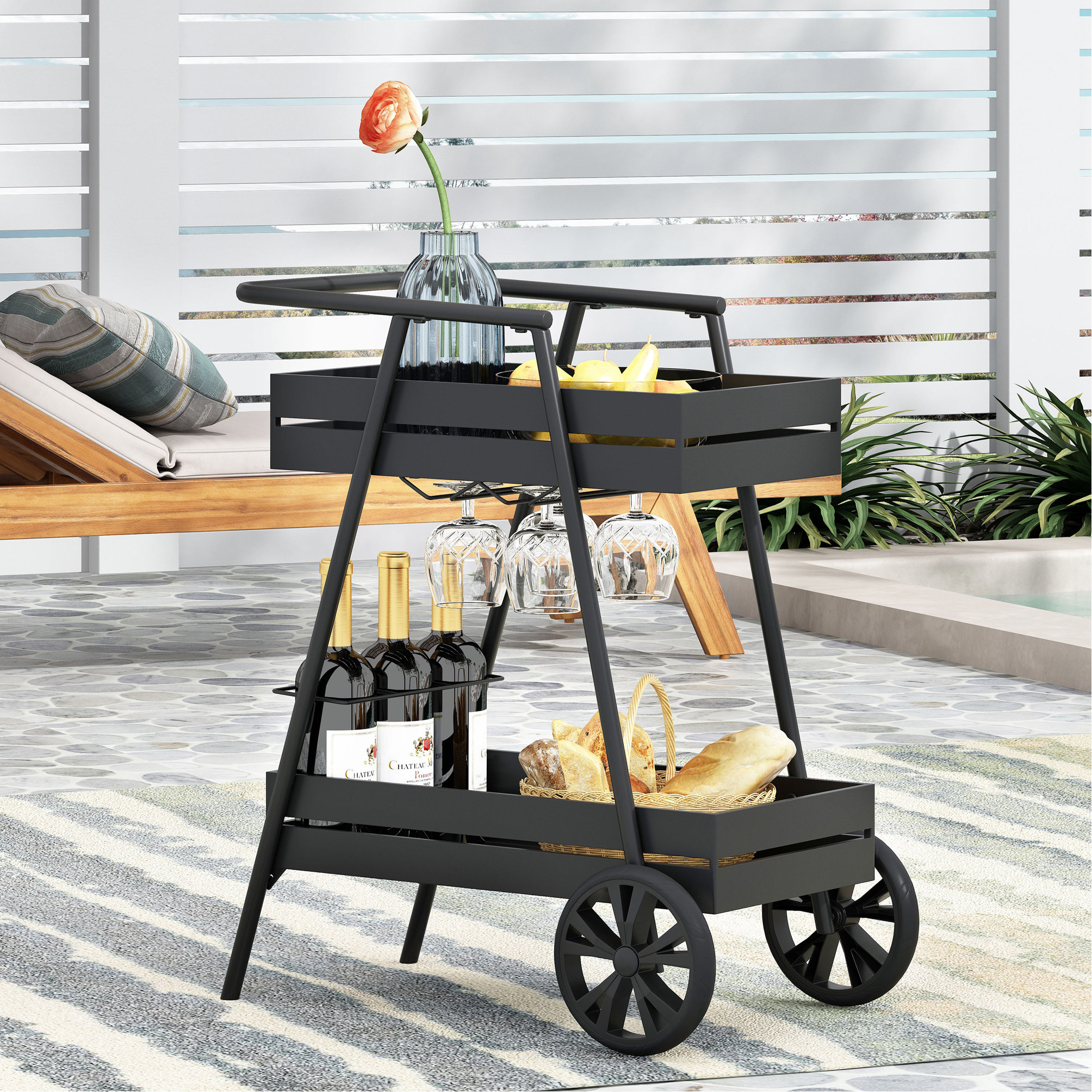 August Grove® BAR CART | Wayfair