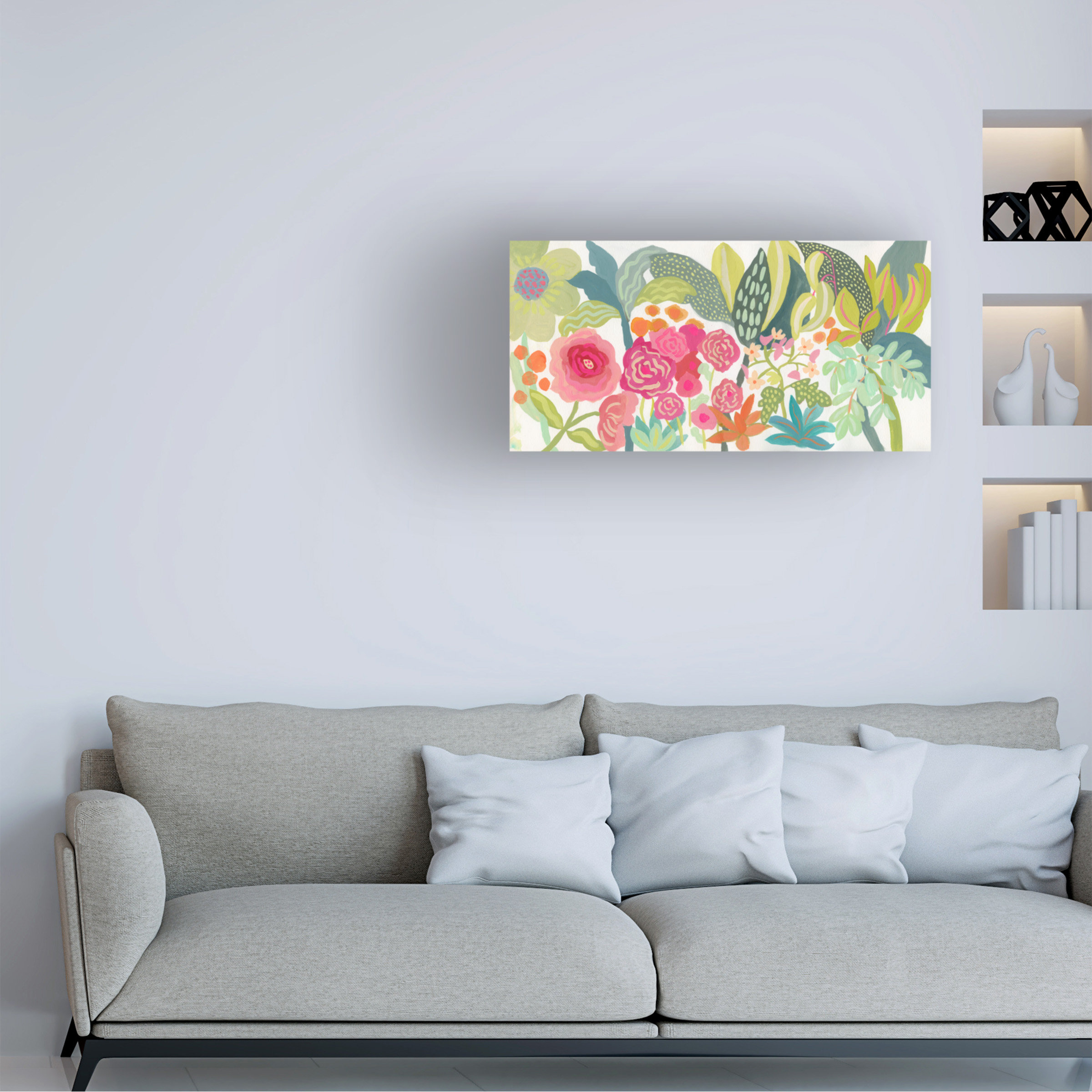 Ebern Designs Wrapped Canvas Wall Art - Suzanne Allard 'Positano' Wall ...