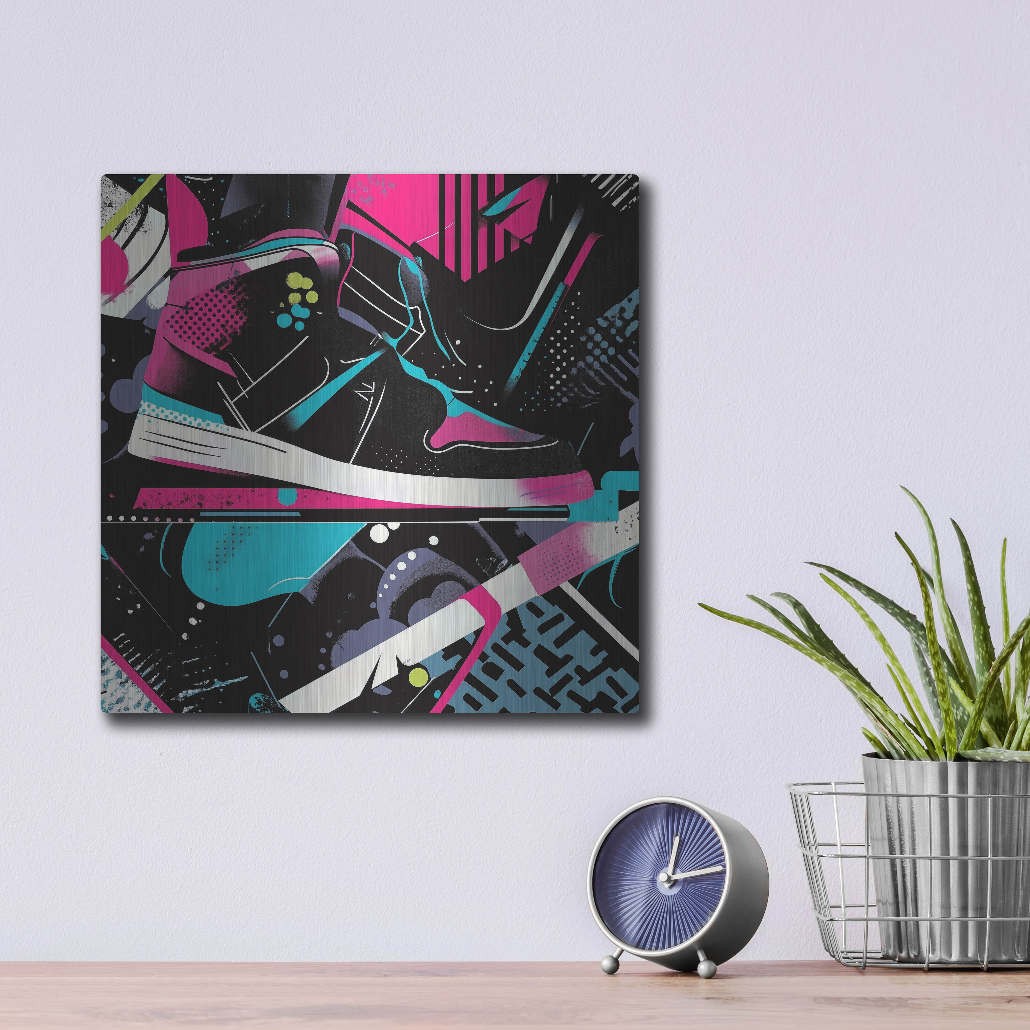 George Oliver 'Neon Night Gear' by Rich Monet Metal Wall Art | Wayfair