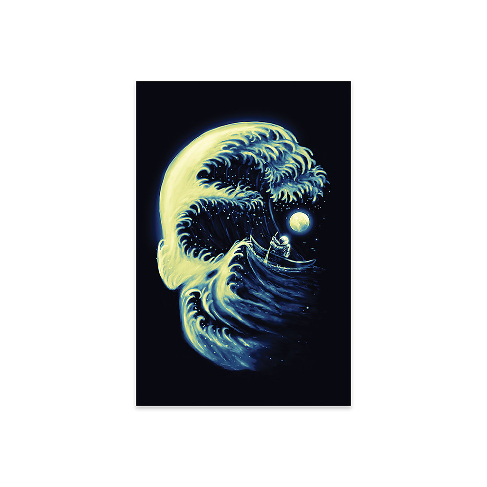 Trinx Death Wave On Plastic / Acrylic by Nicebleed Painting | Wayfair