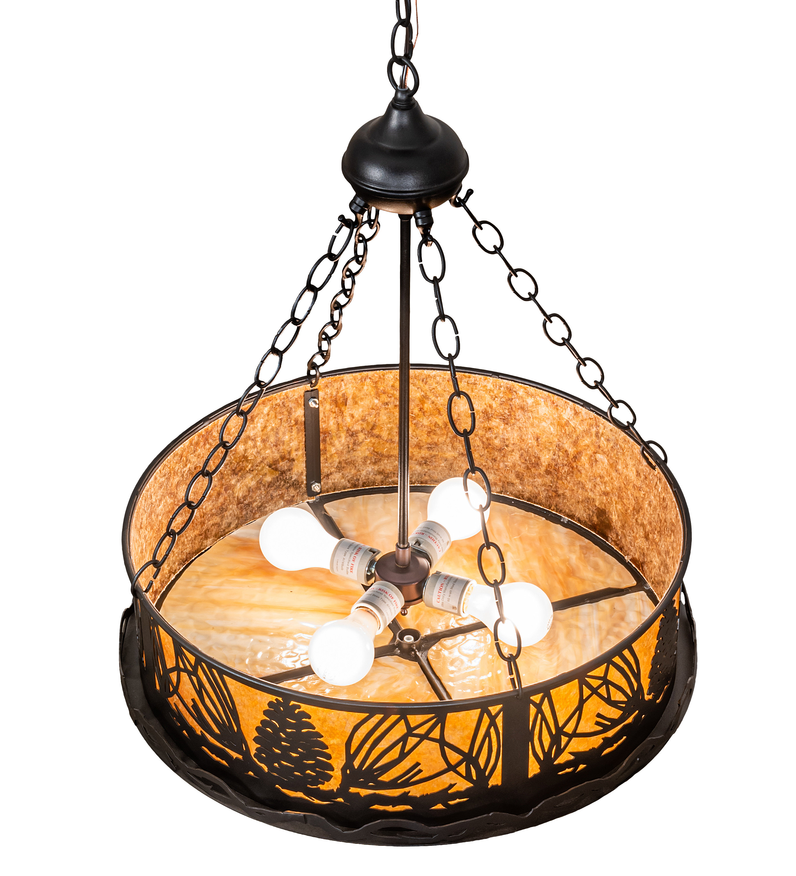 Meyda Lighting 22" Wide Mountain Pine Inverted Pendant | Perigold