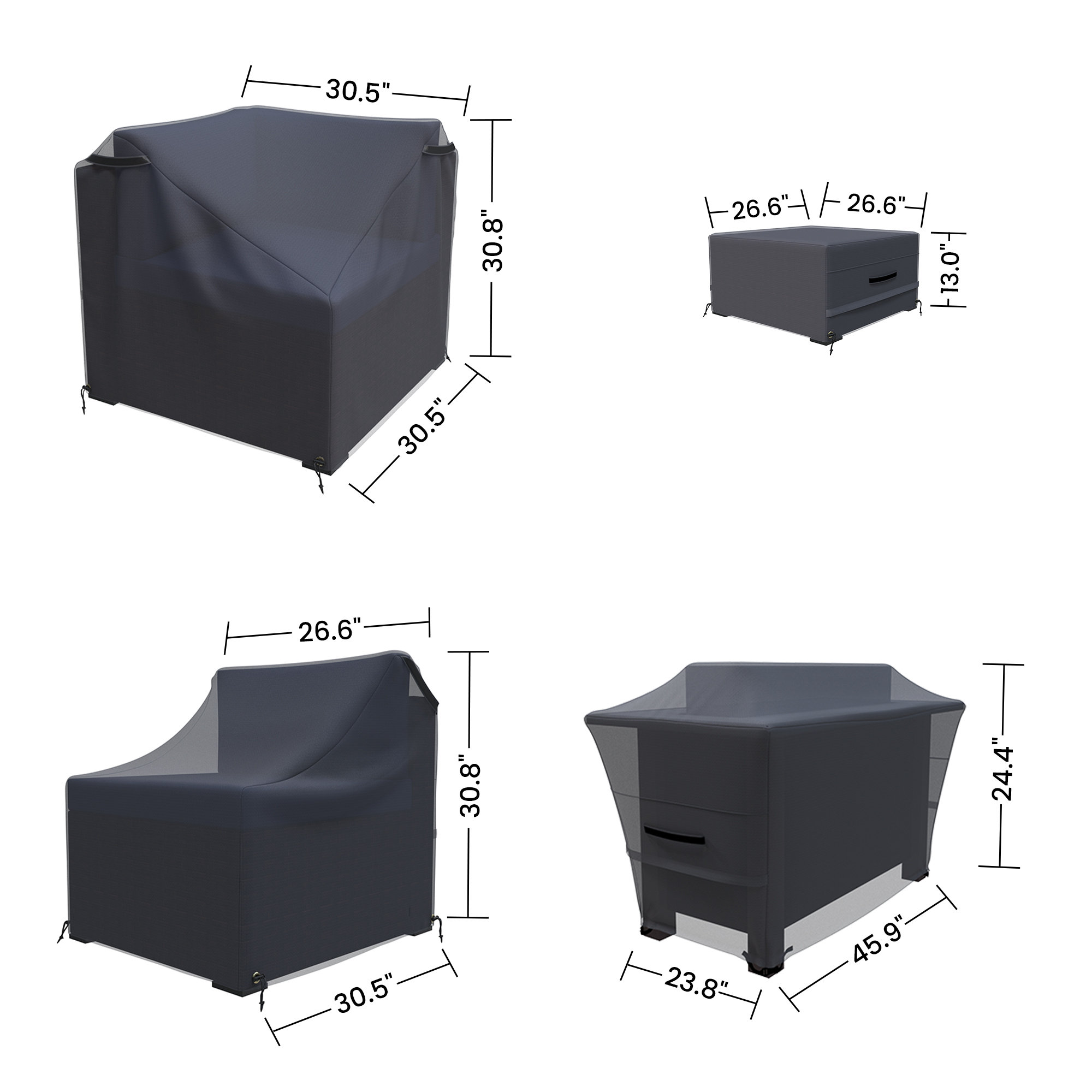 Arlmont & Co. Bushrah Sectional Outdoor Seating Group Cover & Reviews ...