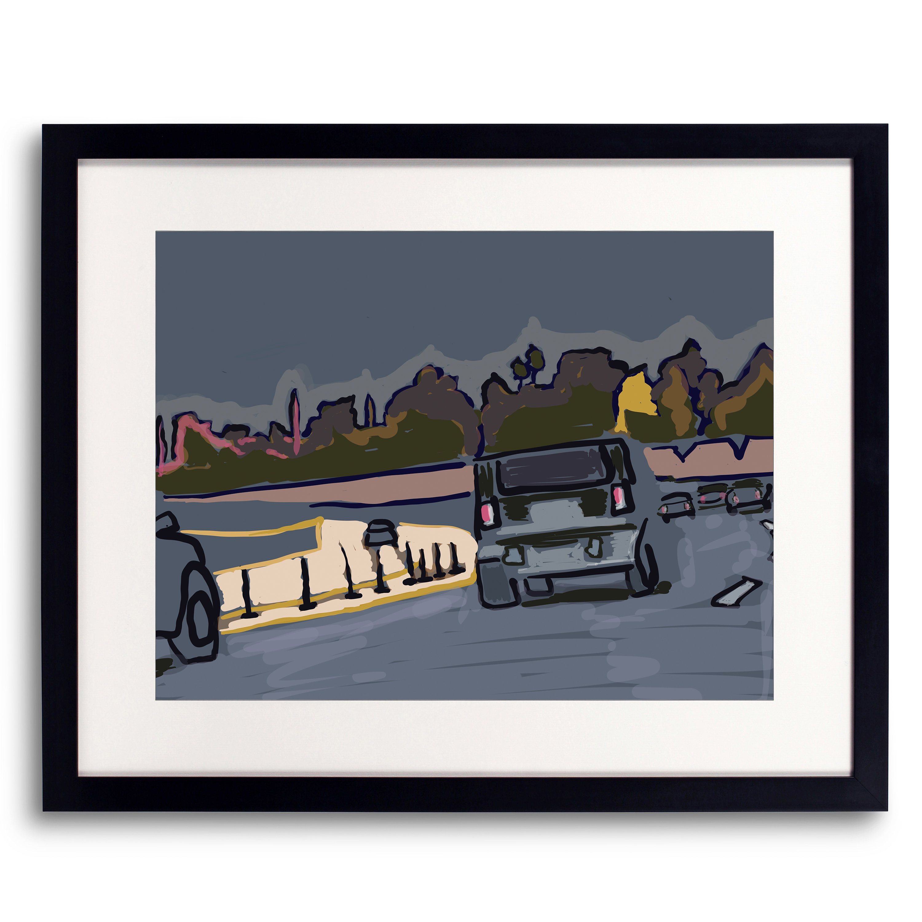 Made & Curated 110 Freeway by Deborah Blum - Picture Frame Painting ...