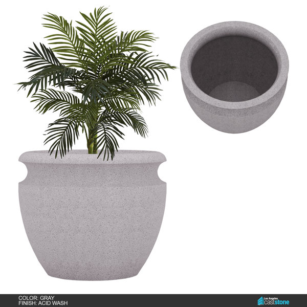 Los Angeles Cast Stone Zoe Planter - Wayfair Canada
