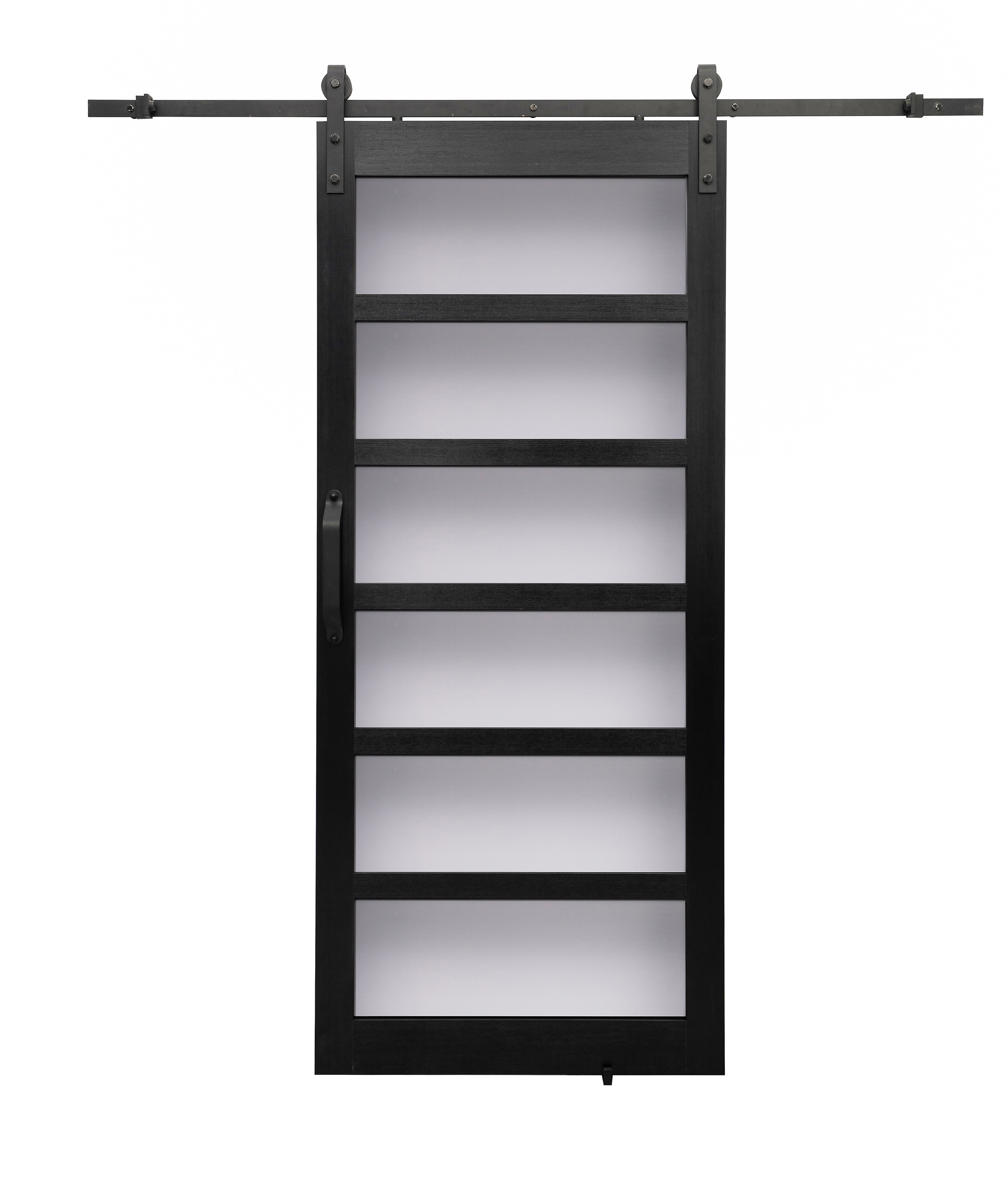 LTL Home Products PVC/Vinyl Prefinished Millbroke Barn Door with ...