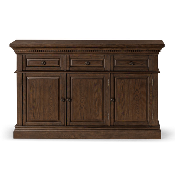 Maven Lane Theo Wooden Sideboard in Antiqued Finish | Wayfair