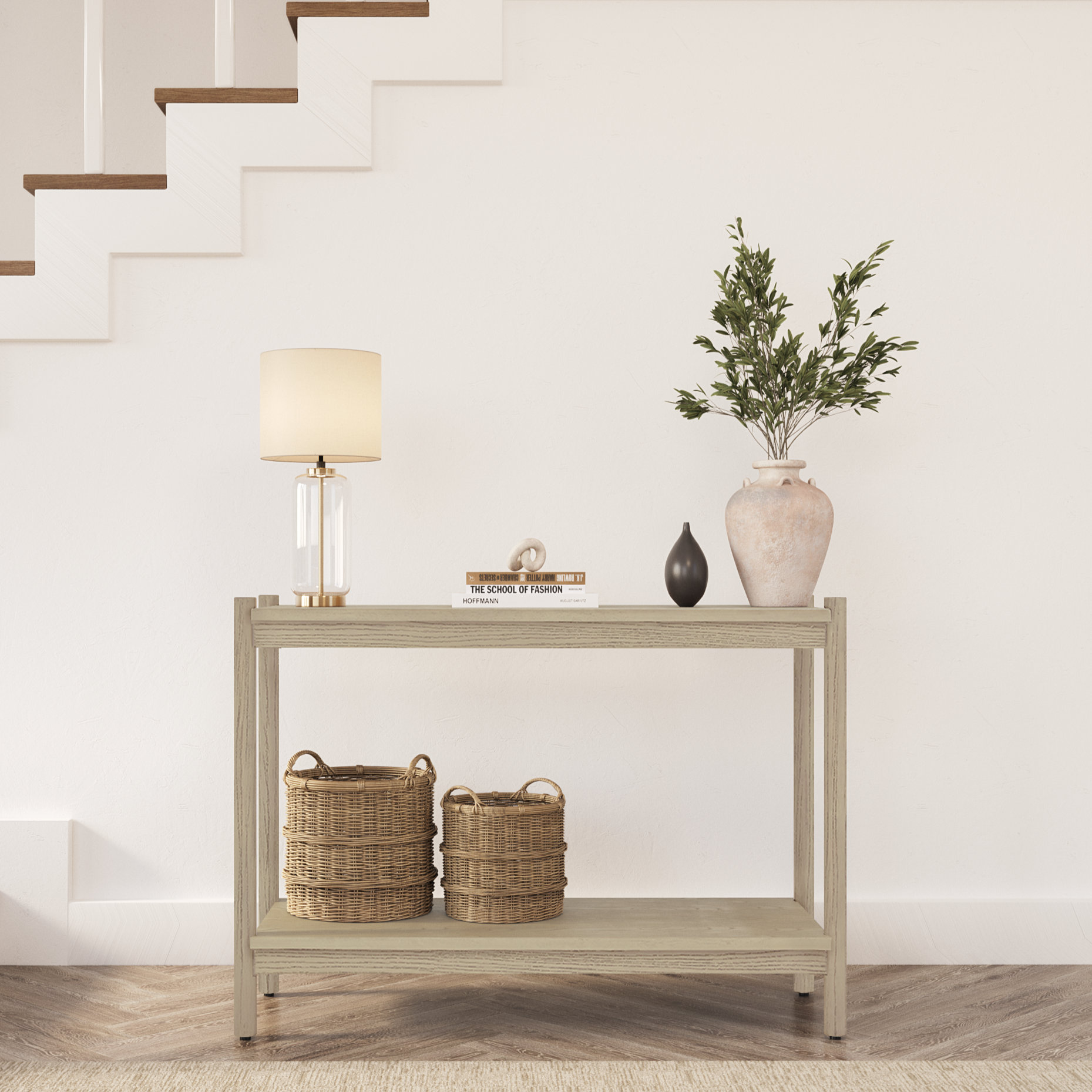 Latitude Run® Lyra 41.3" Solid Wood Console Table & Reviews - Wayfair ...