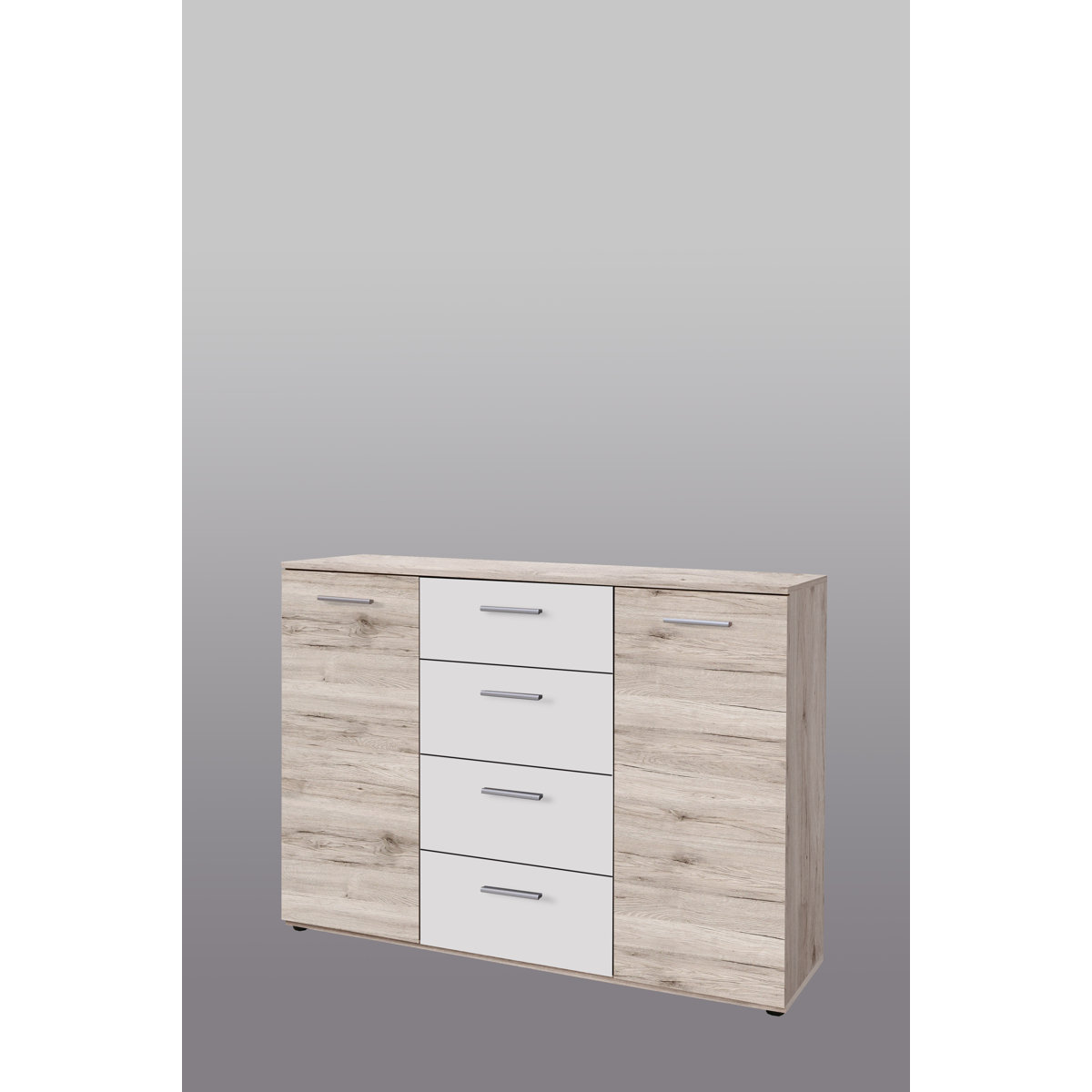 Ebern Designs Beach 4 Drawers Combi Chest | Wayfair.co.uk