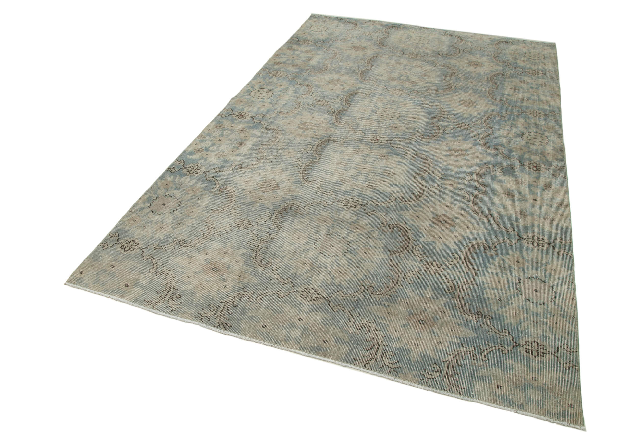 Aegean House Checkered Kilim Blue Checkered Wool Handmade Area Rug ...