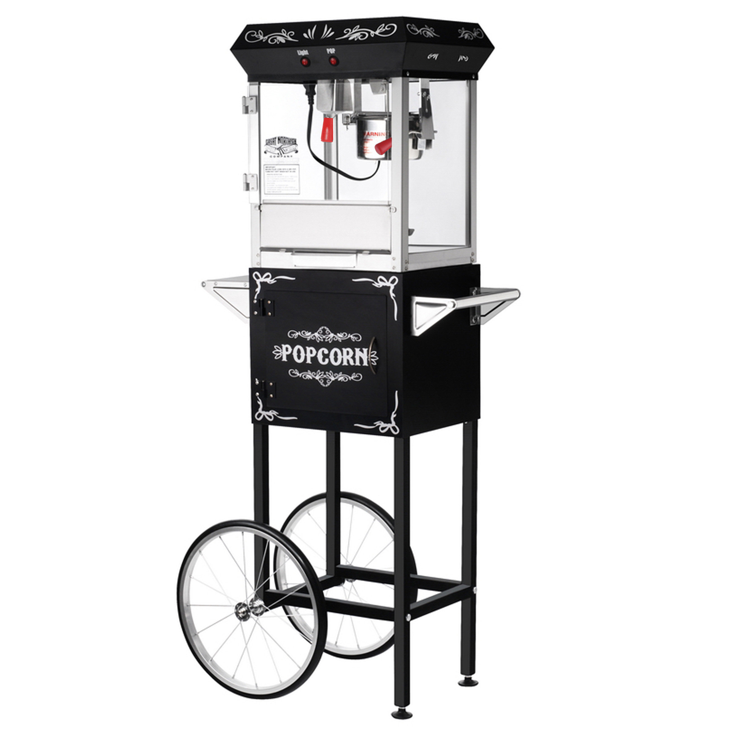 Great Northern Popcorn Foundation Popcorn Machine With Cart & Reviews ...