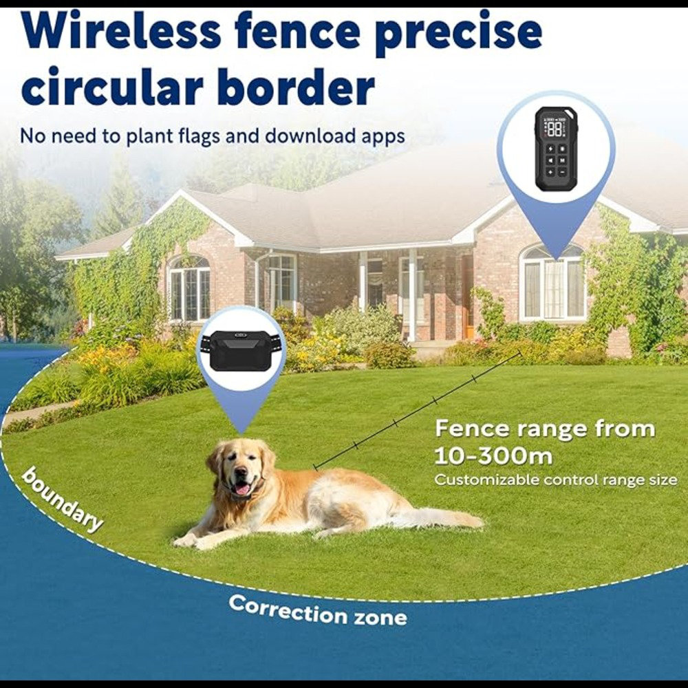 Invenitiah Portable Static Wireless Dog Fence | Wayfair