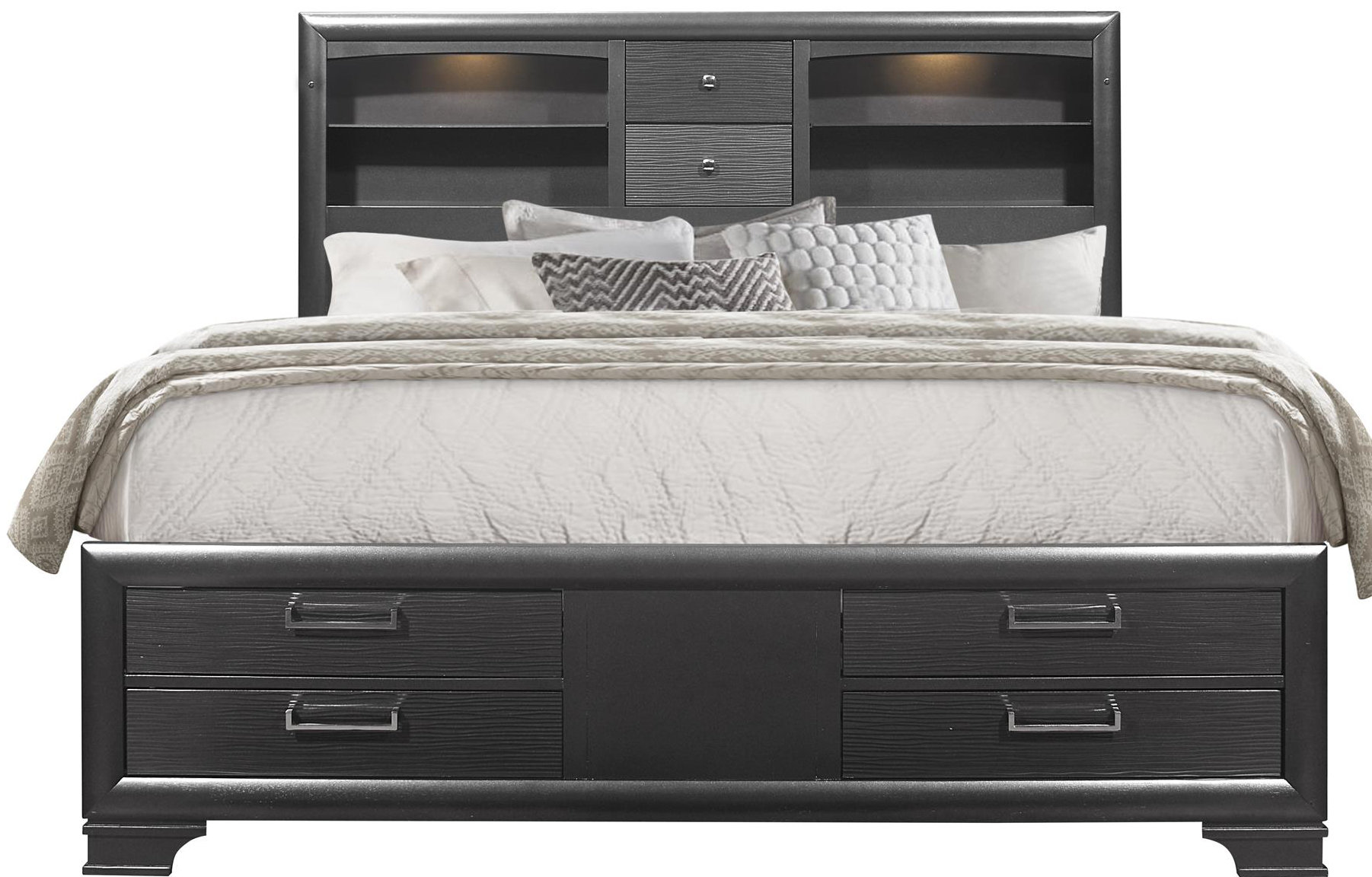 Red Barrel Studio® Adebayo Storage Platform Bed & Reviews | Wayfair