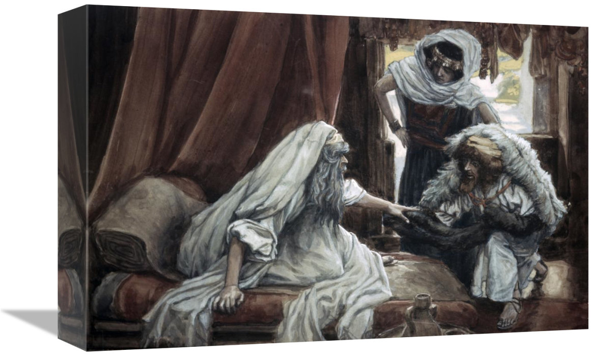 East Urban Home 'Jacob Deceives Isaac' Print on Canvas - Wayfair Canada