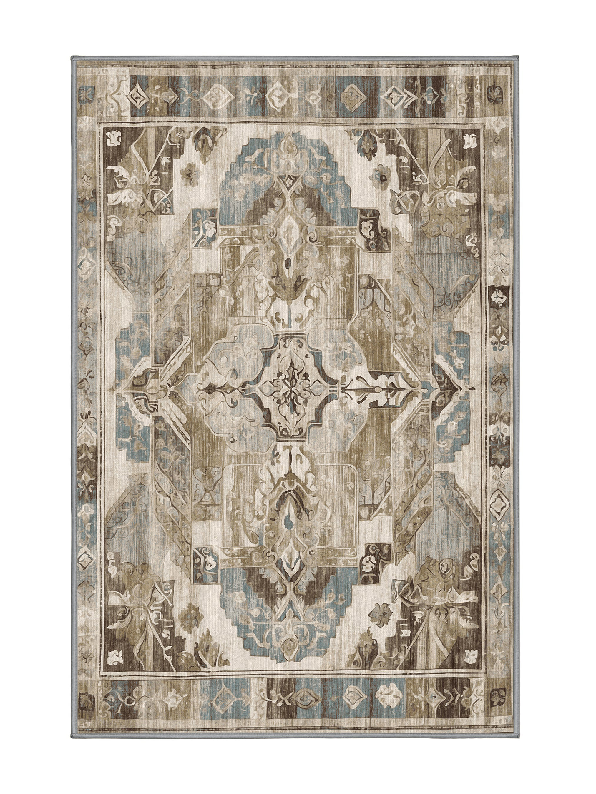 Bungalow Rose Golden Traces Rug | Wayfair
