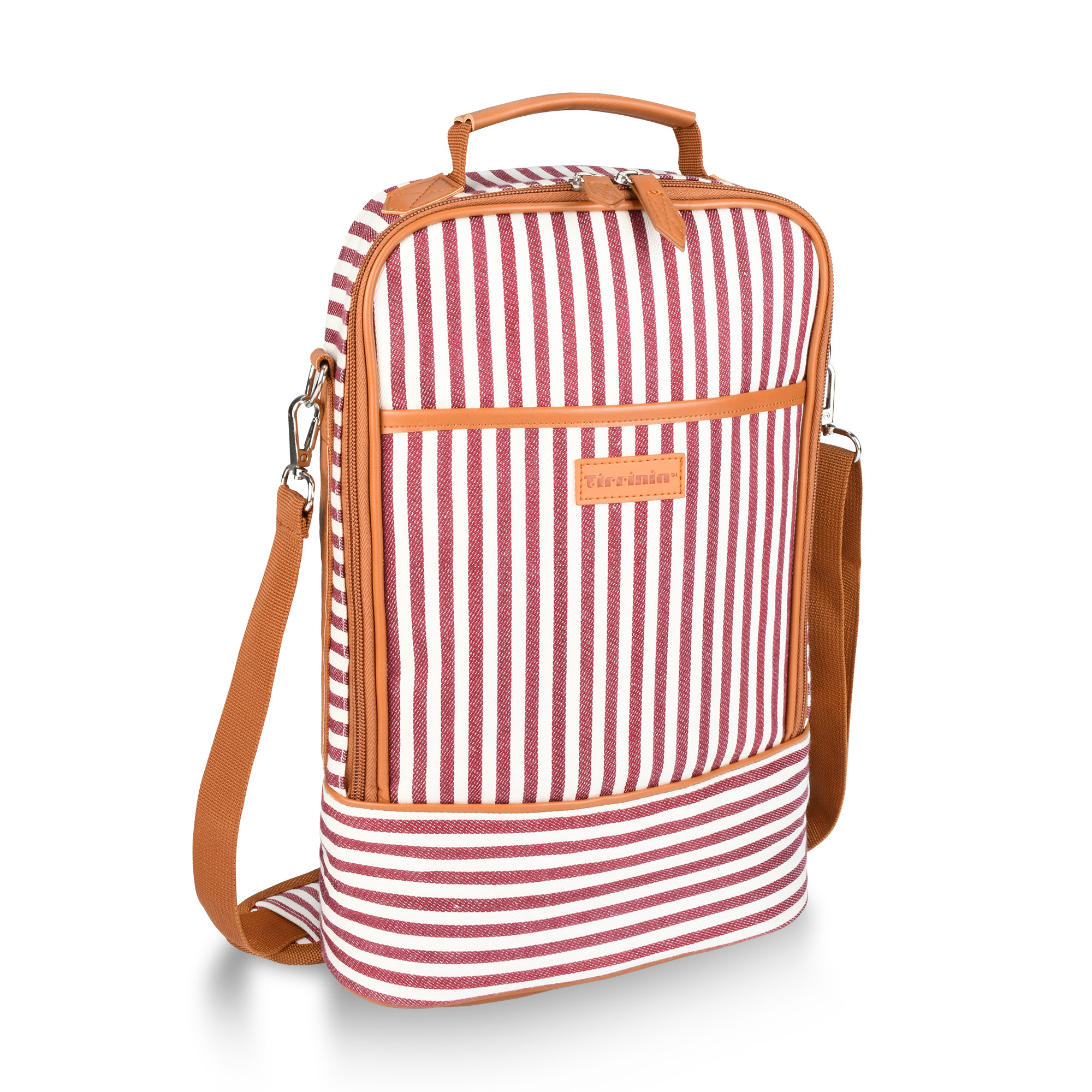 Tirrinia Sac fourre-tout isotherme pour 2 bouteilles de vin - porte ...
