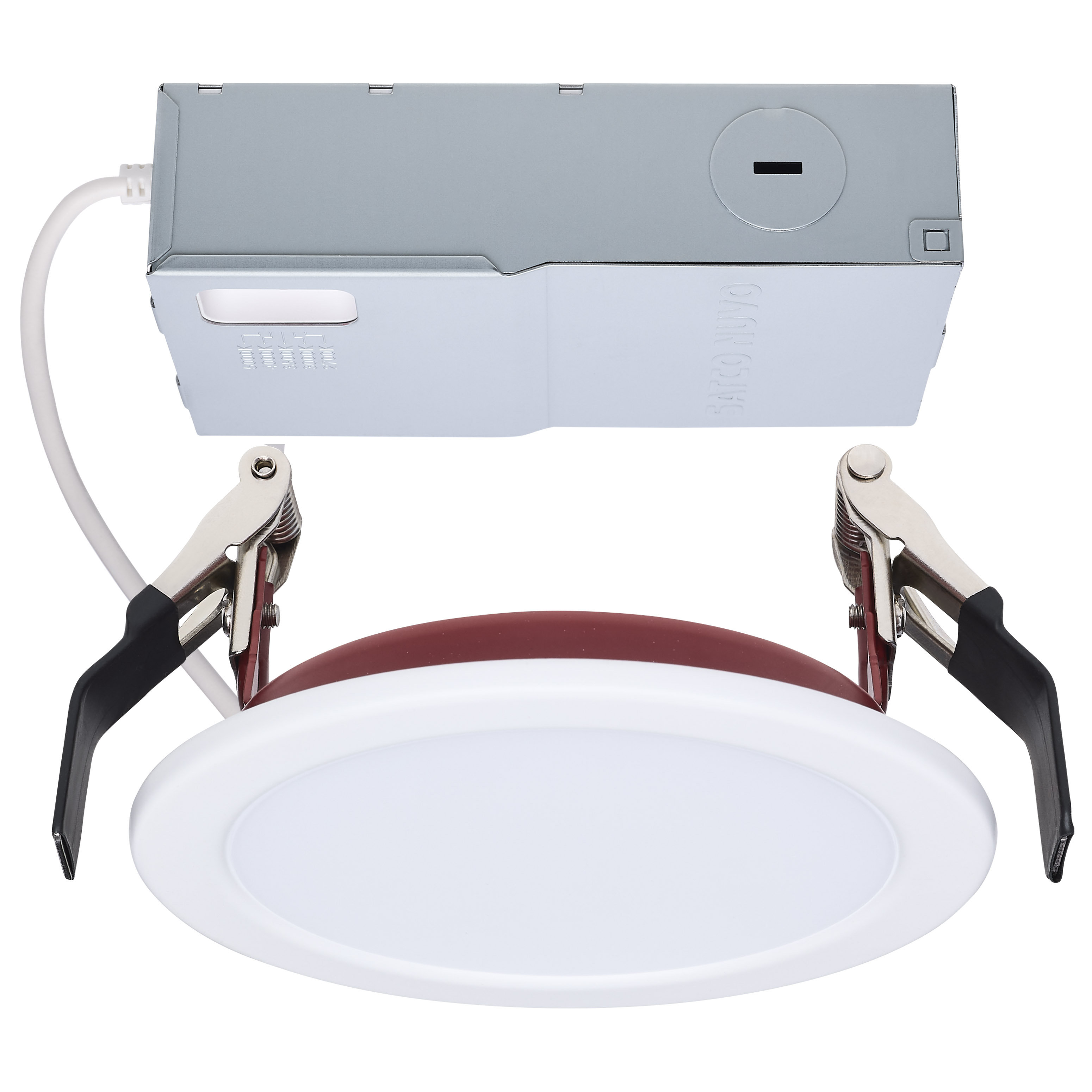 Satco 10 Watt LED Fire Rated 4 Inch Direct Wire Slim Fit Flat Face ...