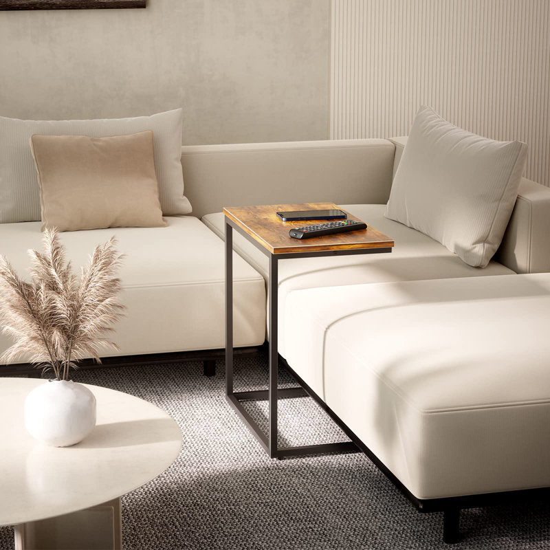 Fairmont Park 52cm X 32cm End Table Wood C Table With Metal Base For ...