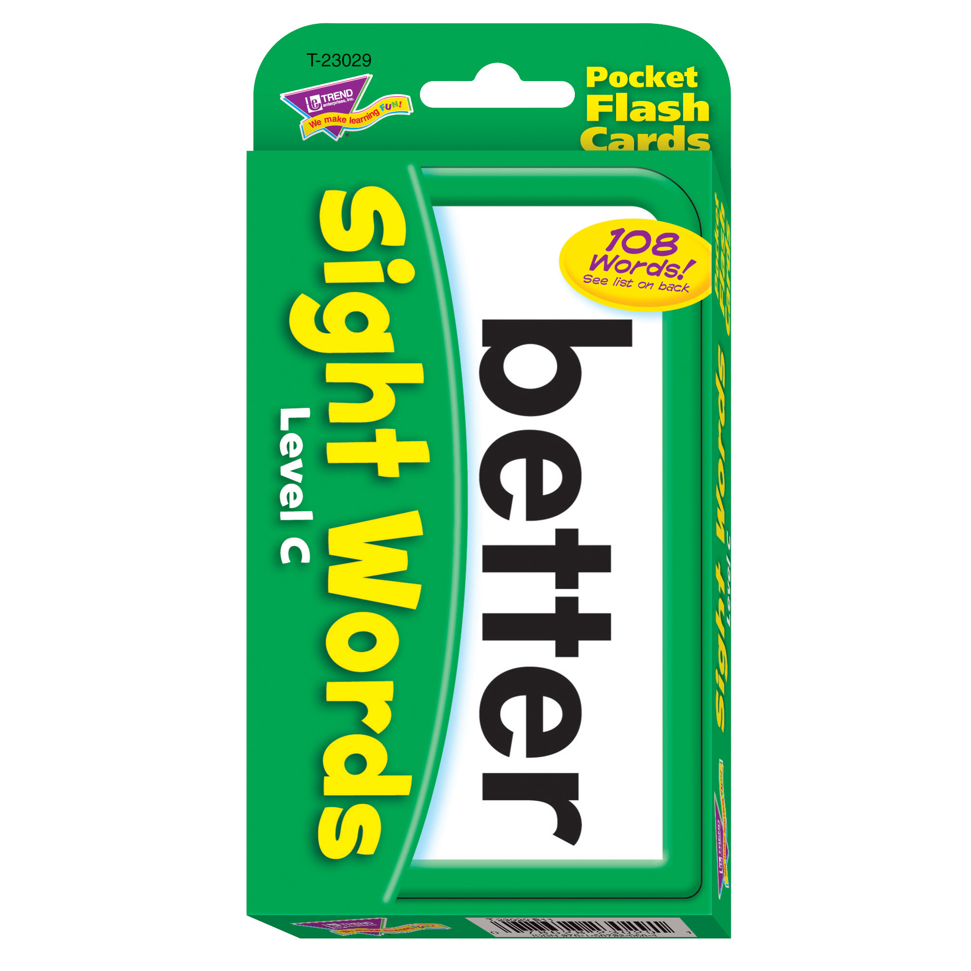 TREND enterprises, Inc. Sight Words Level C Flash Cards | Wayfair