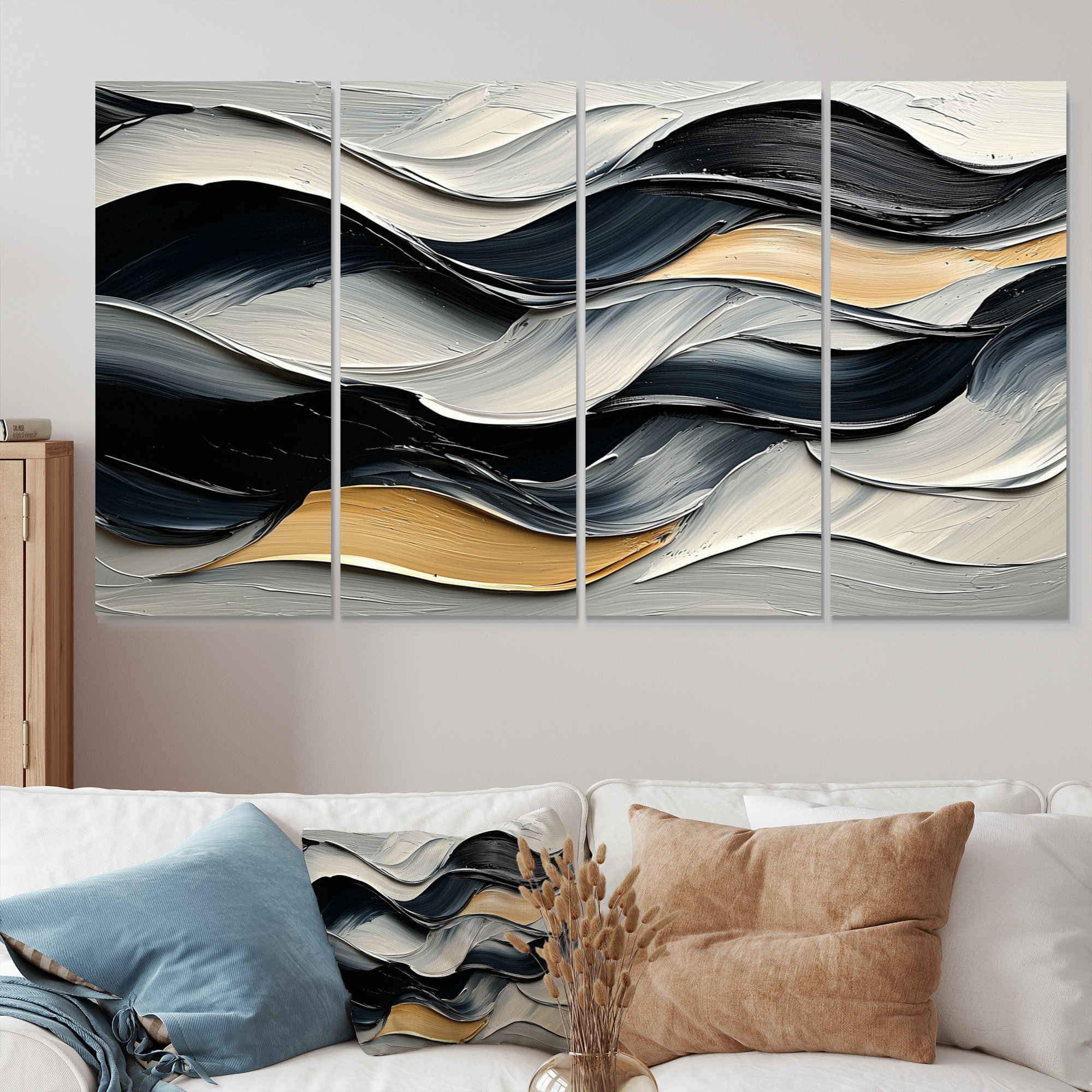 Mercer41 Haine - Abstract Realism Wall Art - Modern Wall Art Canvas ...