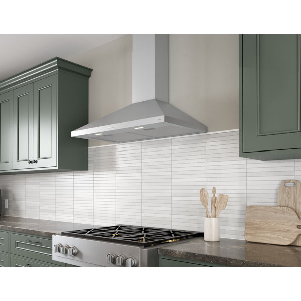 Zephyr Brisas 30 In. 600 CFM Traditional Wall Mount Range Hood With LED ...