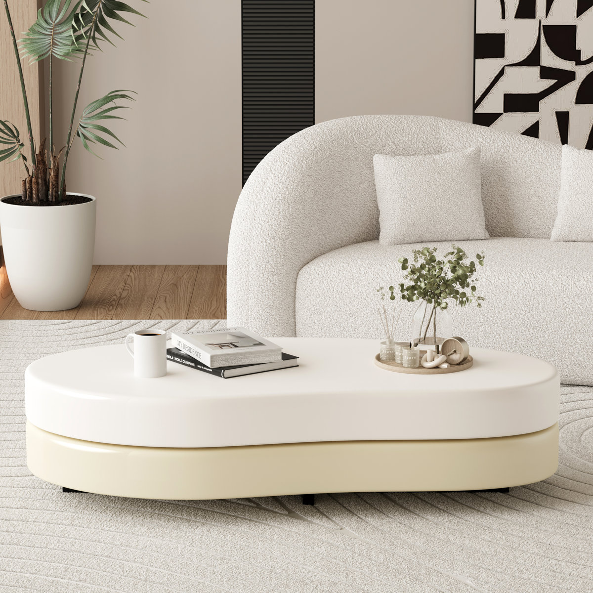 Latitude Run® Masek Modern Extendable Coffee Table, Stylish Creative ...