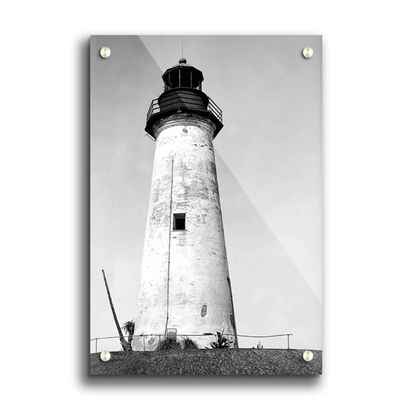 East Urban Home Point Isabel Light Station, Texas - Unframed Photograph ...