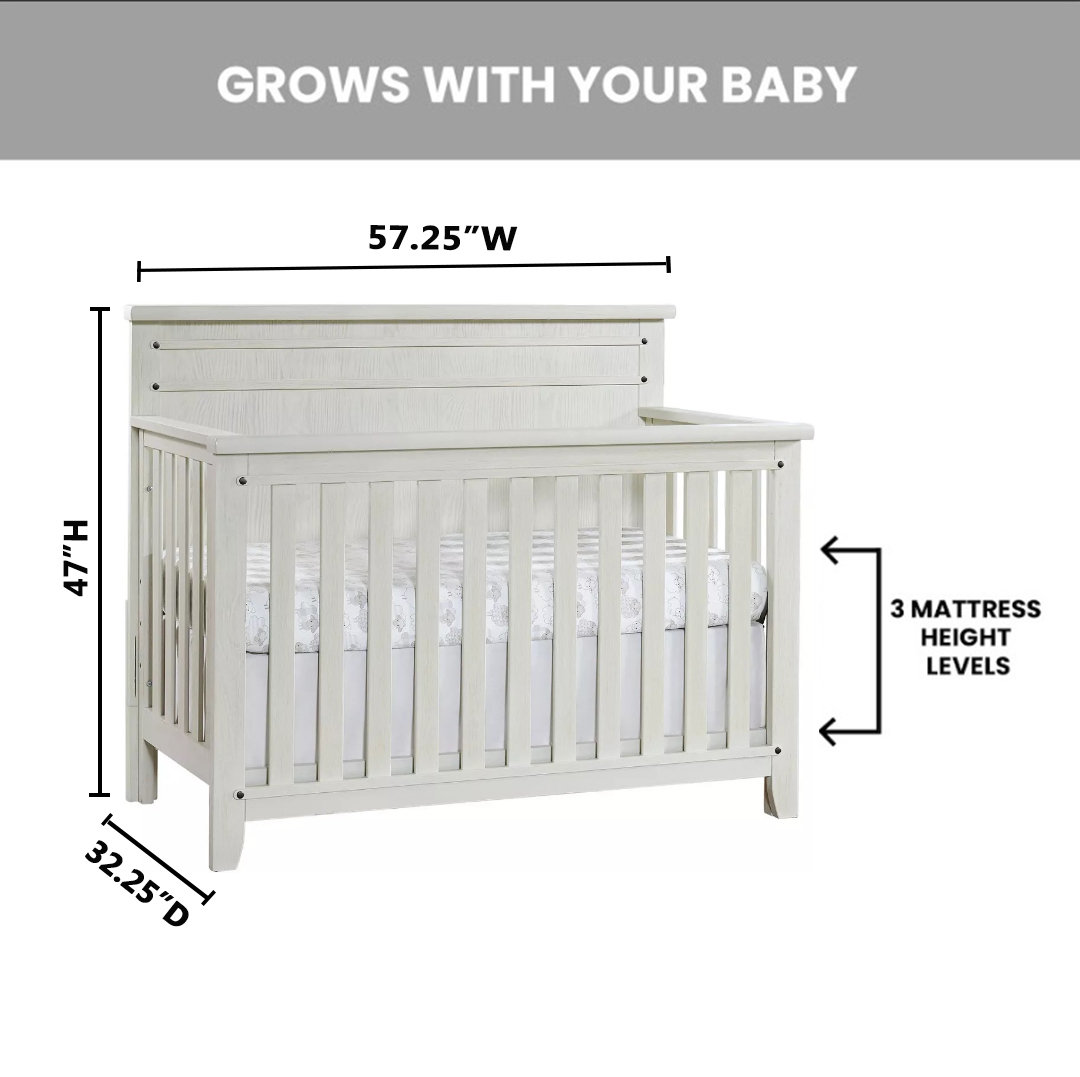 Soho Baby Ellison 4 in 1 Convertible Crib & Reviews | Wayfair
