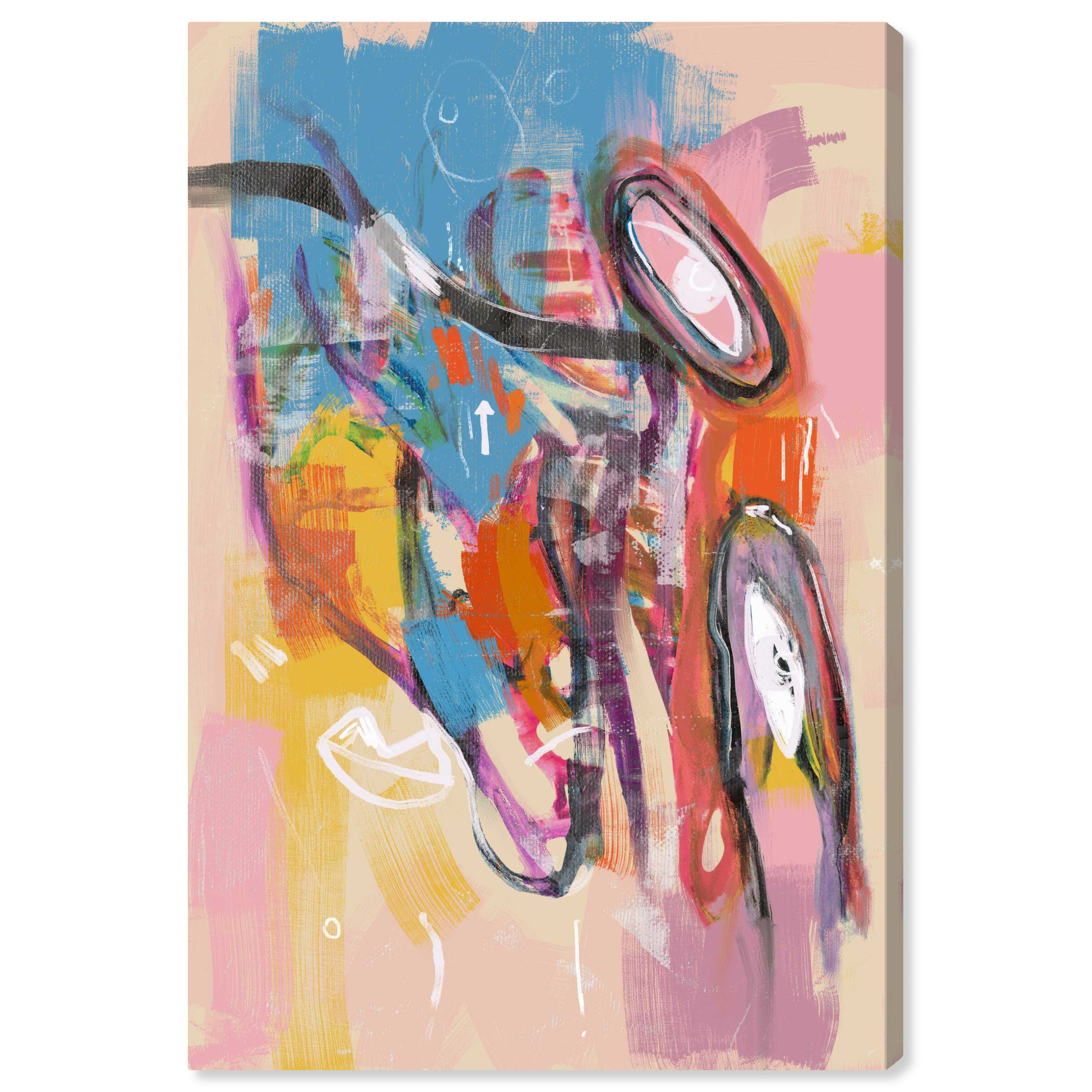 Art Remedy Te Veo Retro Modern Abstract Wall Art by Art Remedy | Wayfair