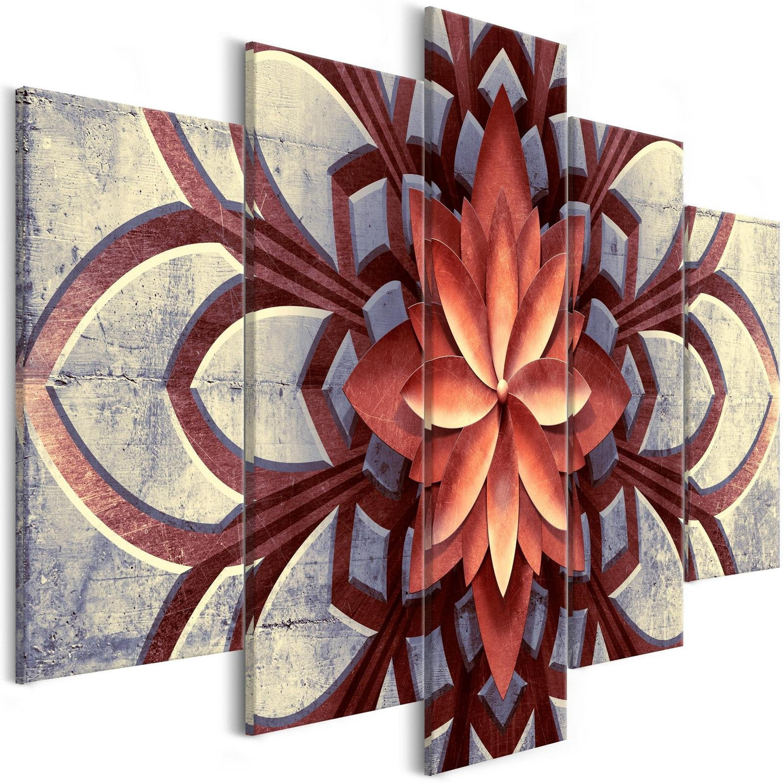 Latitude Run® Stretched Canvas Zen Art - Fan 5 Piece - Stretched ...