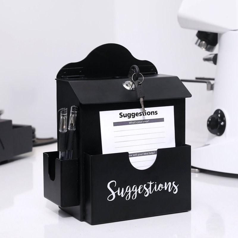 MyGift Wall Mounted Tabletop Suggestion Drop Box | Wayfair