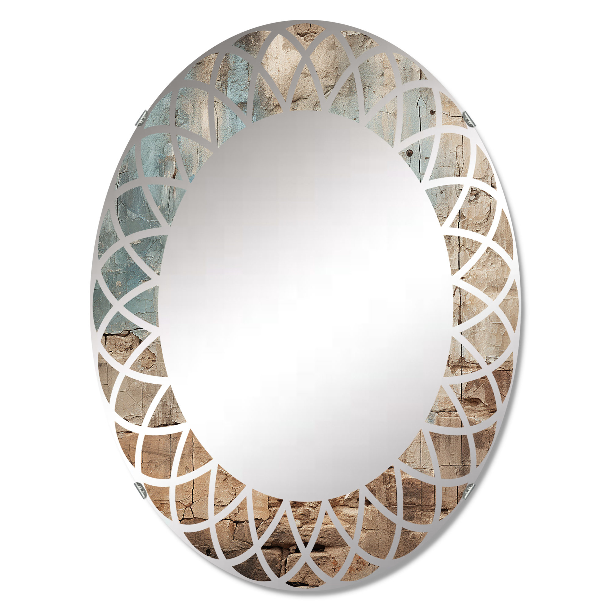 East Urban Home Mirphak - Religion & Spirituality Wall Mirror Oval ...