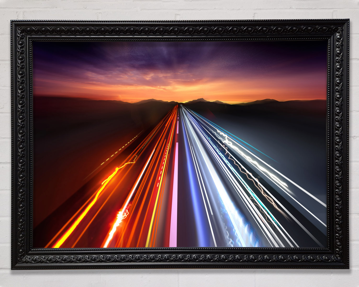 Ebern Designs Electric Lights On The Highland - Single Picture Frame ...