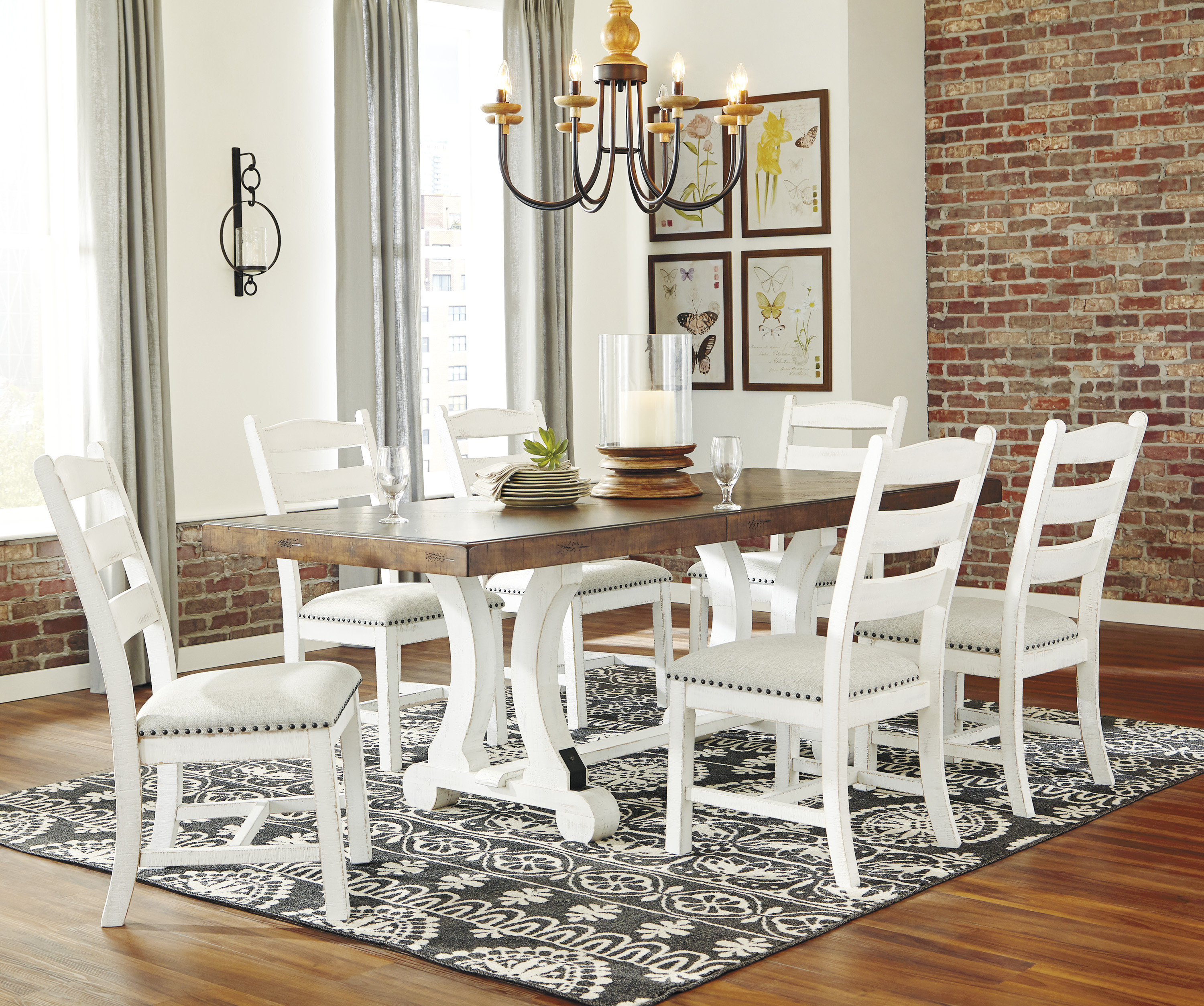Rosalind Wheeler Valebeck Dining Table and Chairs | Wayfair