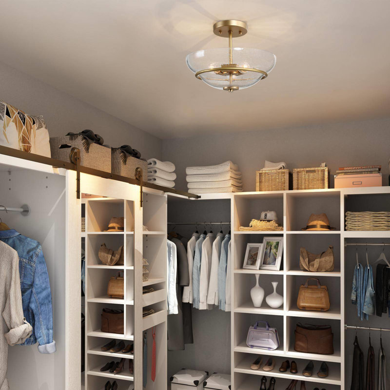 Longshore Tides Lamar 3 - Light Bowl Semi Flush Mount & Reviews | Wayfair