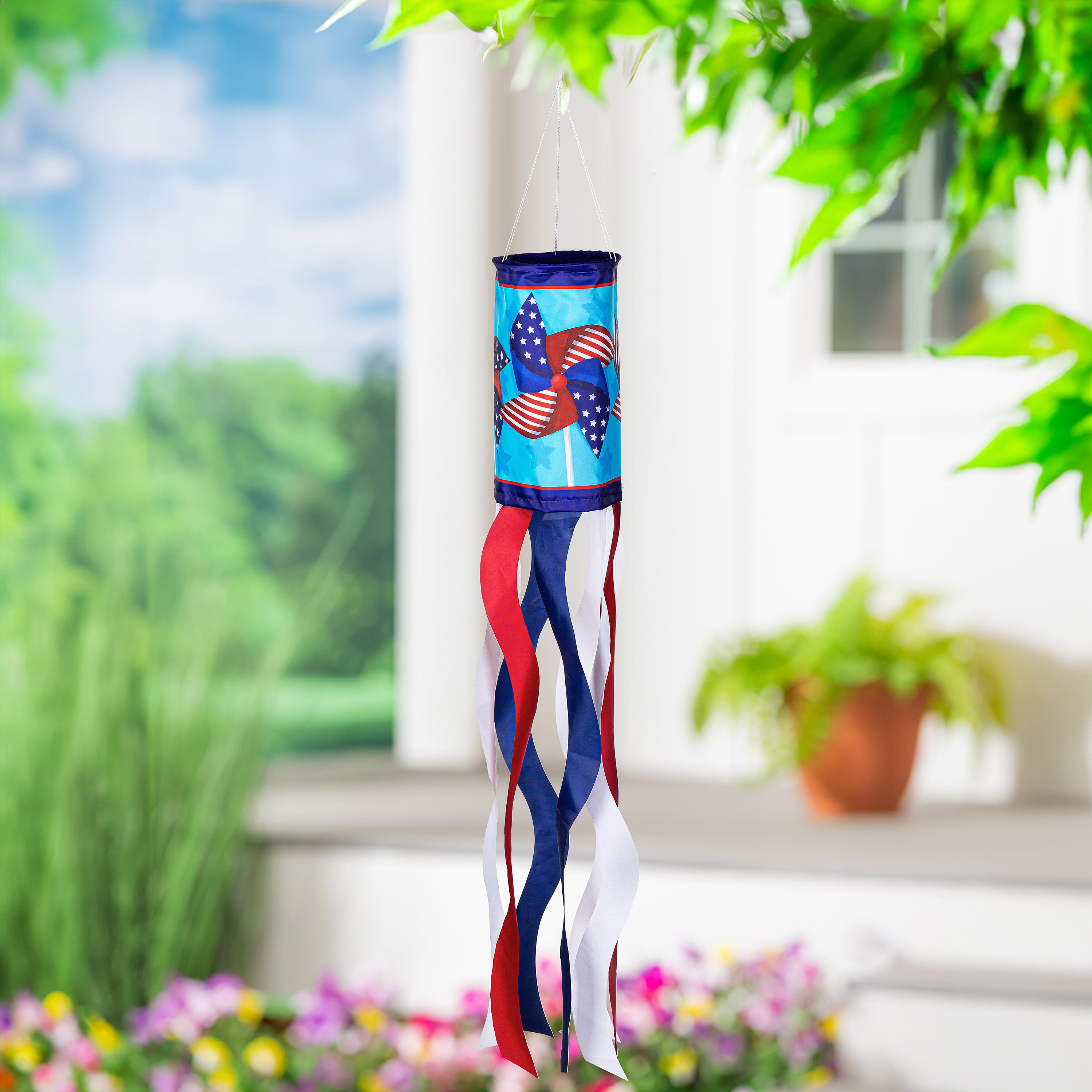 Lark Manor™ Celebrate Pinwheel Windsock | Wayfair