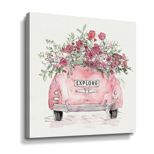 Pink Canvas Art You'll Love | Wayfair
