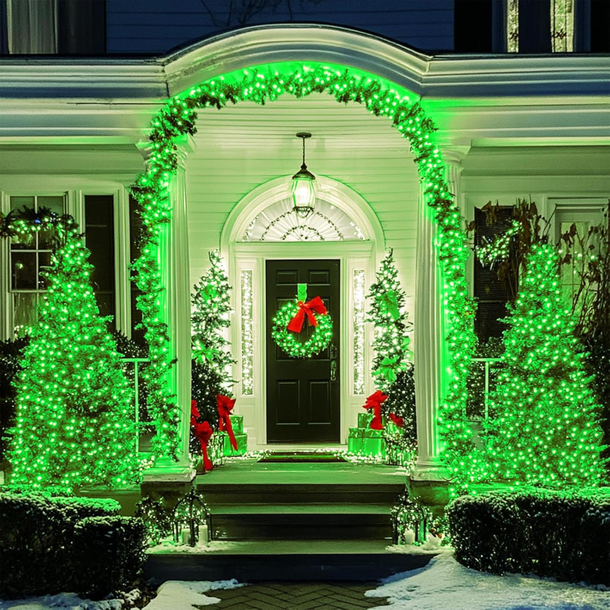 Green Outdoor Christmas Lights Christmas Mini String Lights, 16.4FT 50