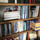 Hykkon Jago 173cm H x 120cm W Geometric Bookcase & Reviews | Wayfair.co.uk