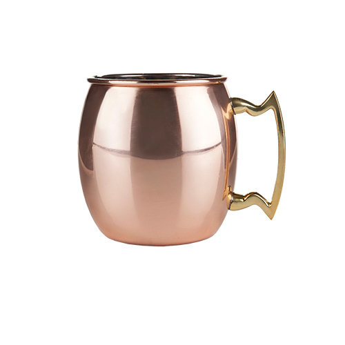 True Moscow Mule 16 oz Copper Plated Mug with Zinc Alloy Handle | Wayfair