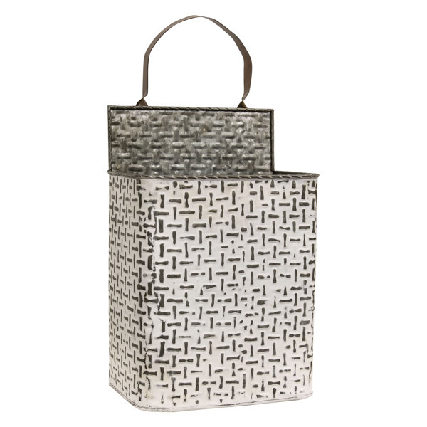 Gracie Oaks 2 Piece Metal/Wire Bucket Set | Wayfair