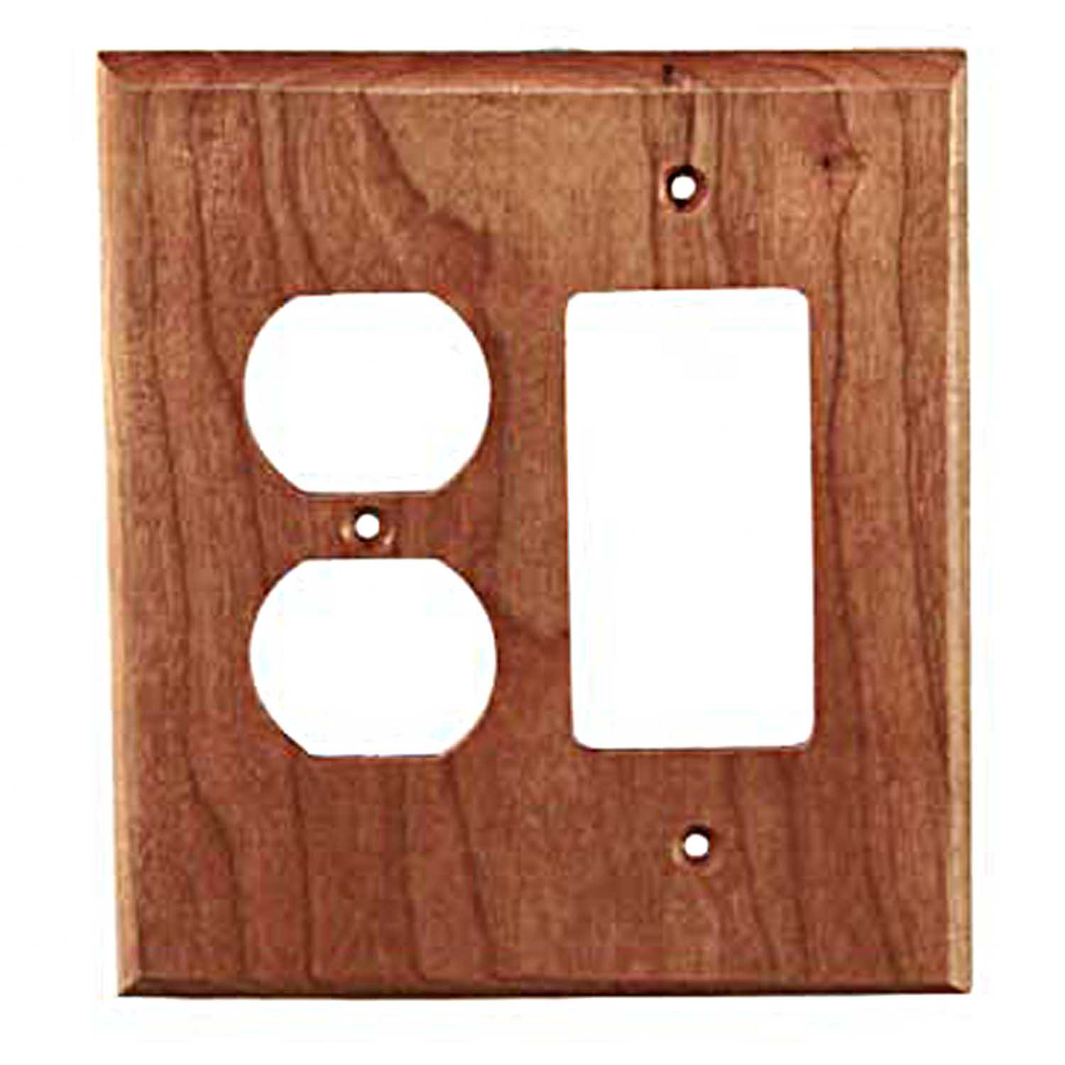 Sierra Lifestyles Traditional 2-Gang Duplex Outlet / Rocker Combination ...