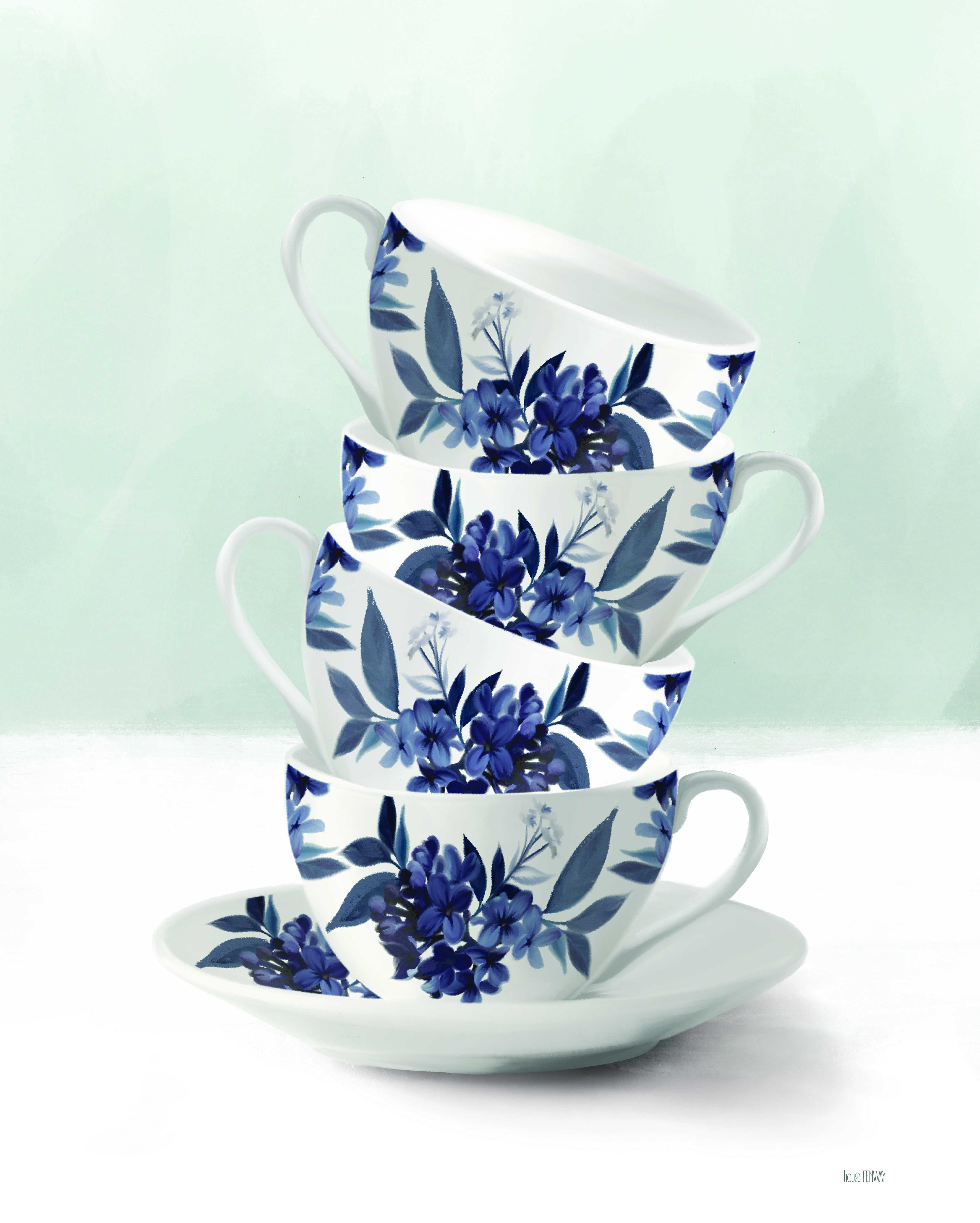 Wildon Home® Tea Tower - Wrapped Canvas Print | Wayfair