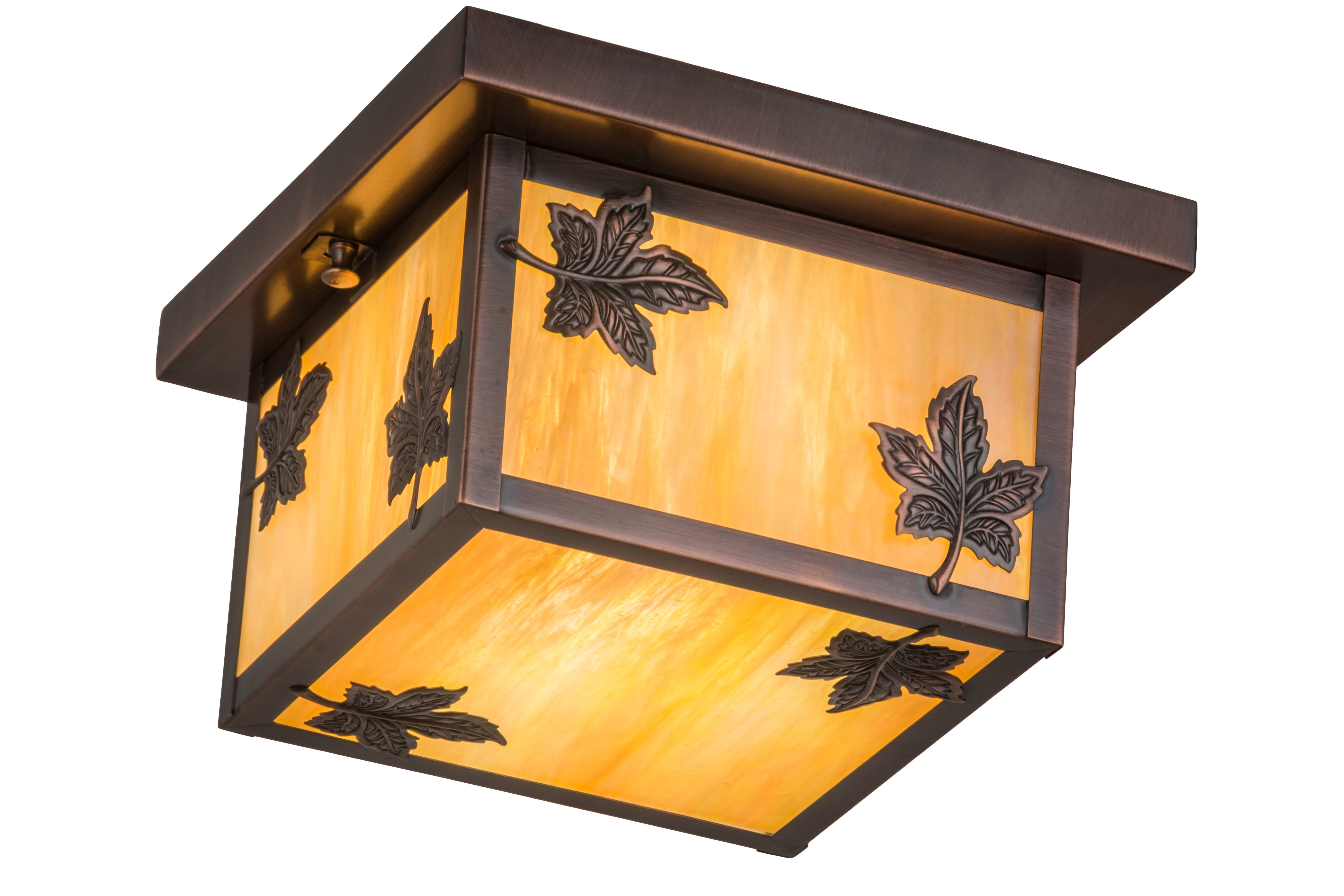 Meyda Lighting Hyde Park Maple Leaf 1-Light Flush Mount | Perigold