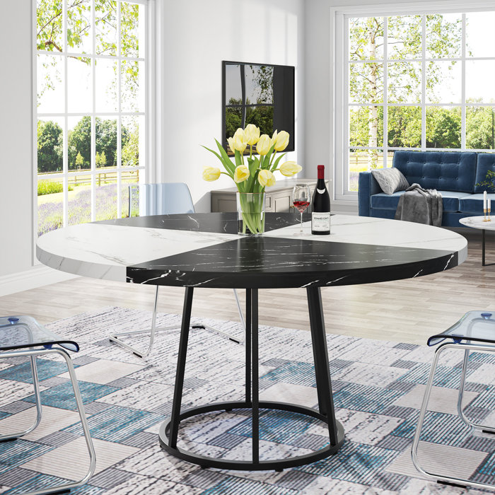 Ebern Designs 47" Round Dining Table & Reviews | Wayfair