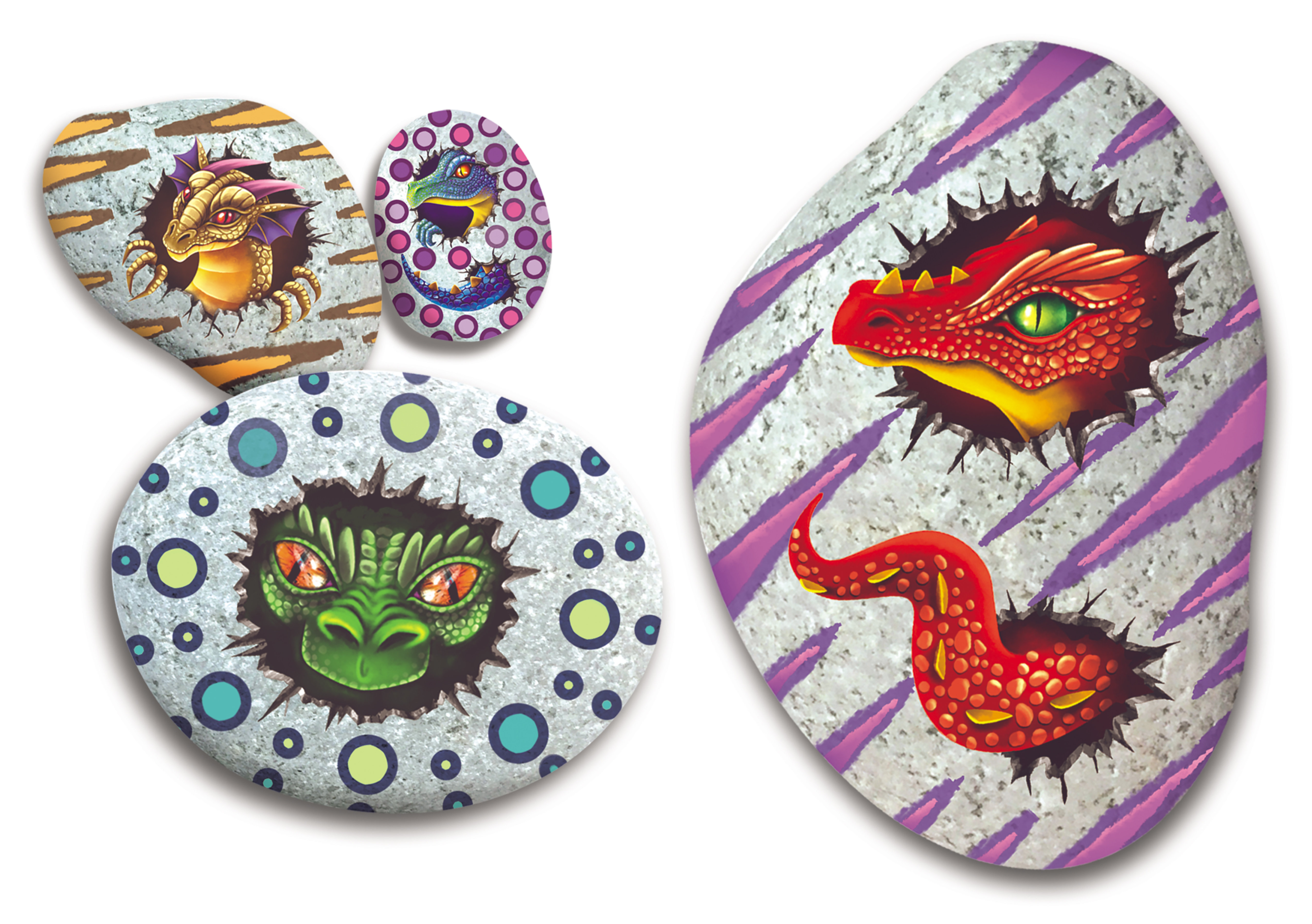 LCM Home Fashions Rock Painting Kit - Dragon Egg B | Wayfair