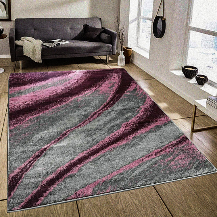 Metro Lane Large Shaggy Relax Rugs Living Room Bedroom Floor Carpets ...