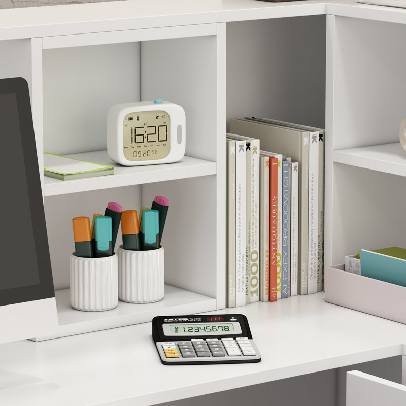 Latitude Run® 3 Person L-Shape Wood Reception Desk & Reviews | Wayfair