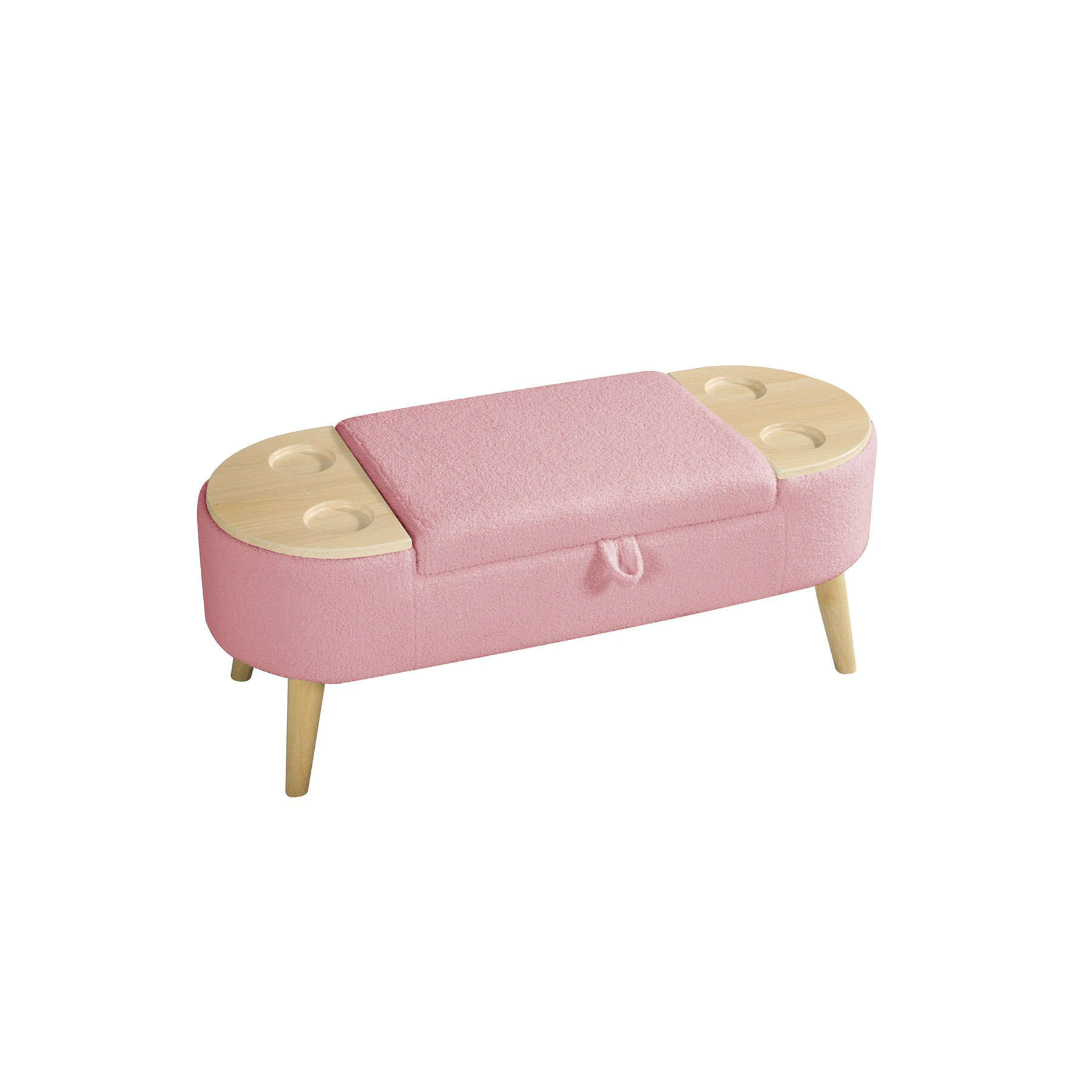 Corrigan Studio® Ottoman Oval Storage bench | Wayfair