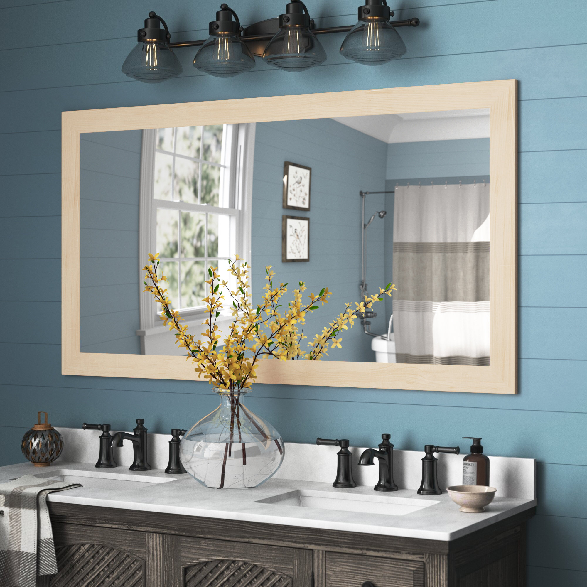 Laurel Foundry Modern Farmhouse® Henthorn Modern Farmhouse Bathroom ...