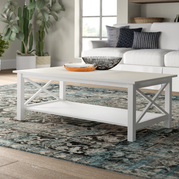 White Wood Coffee Tables You'll Love | Wayfair